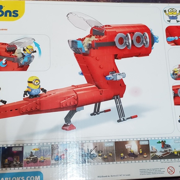 Mega Bloks | Toys | Minions Mega Bloks Minion Movie Supervillain Jet ...